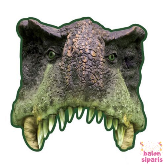 Jurassic Dinozor Kağıt Maske 6 Adet - balonsiparis.com