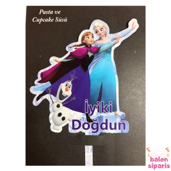 Frozen Elsa Pasta Süsü Karton - balonsiparis.com