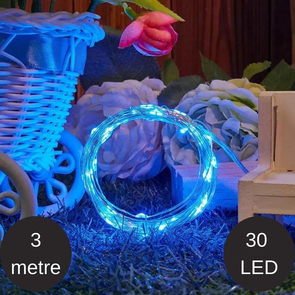 Peri Led 3 Metre Işık Mavi - balonsiparis.com