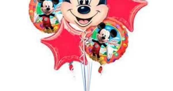 Mickey Mouse Uçan Balon Seti - balonsiparis.com
