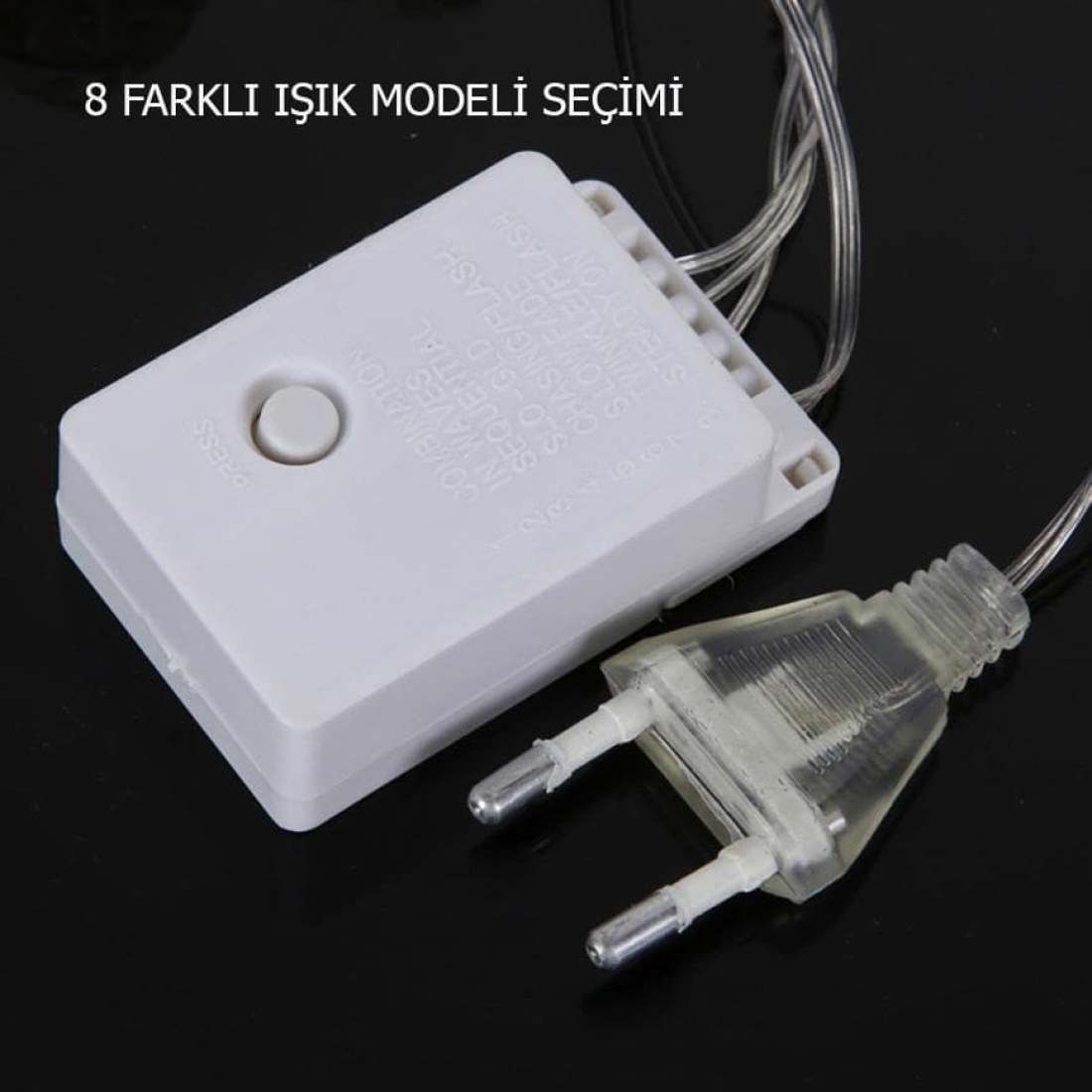 Led Işık Prizli Beyaz 10 metre - balonsiparis.com